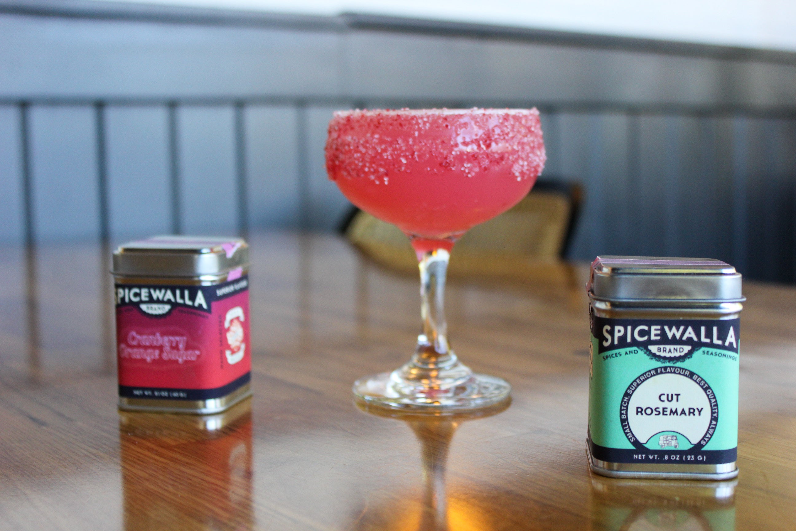 Matt Morse's Spicewalla Cranberry Orange Sugar Cosmo