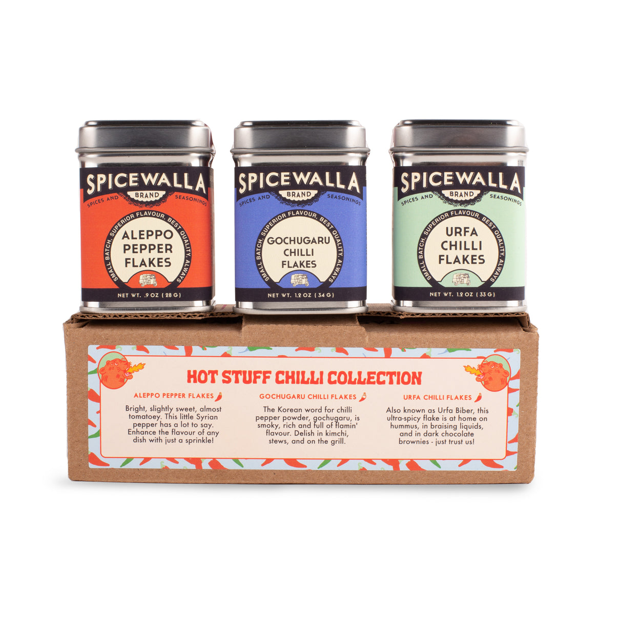 3 Pack Hot Stuff Chilli Collection – Spicewalla